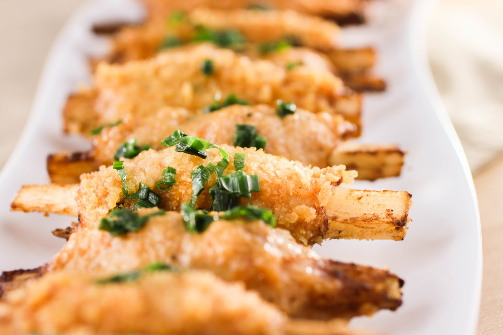 Shrimp Paste Sugar Cane Skewers (Chao Tom) - Vicky Pham